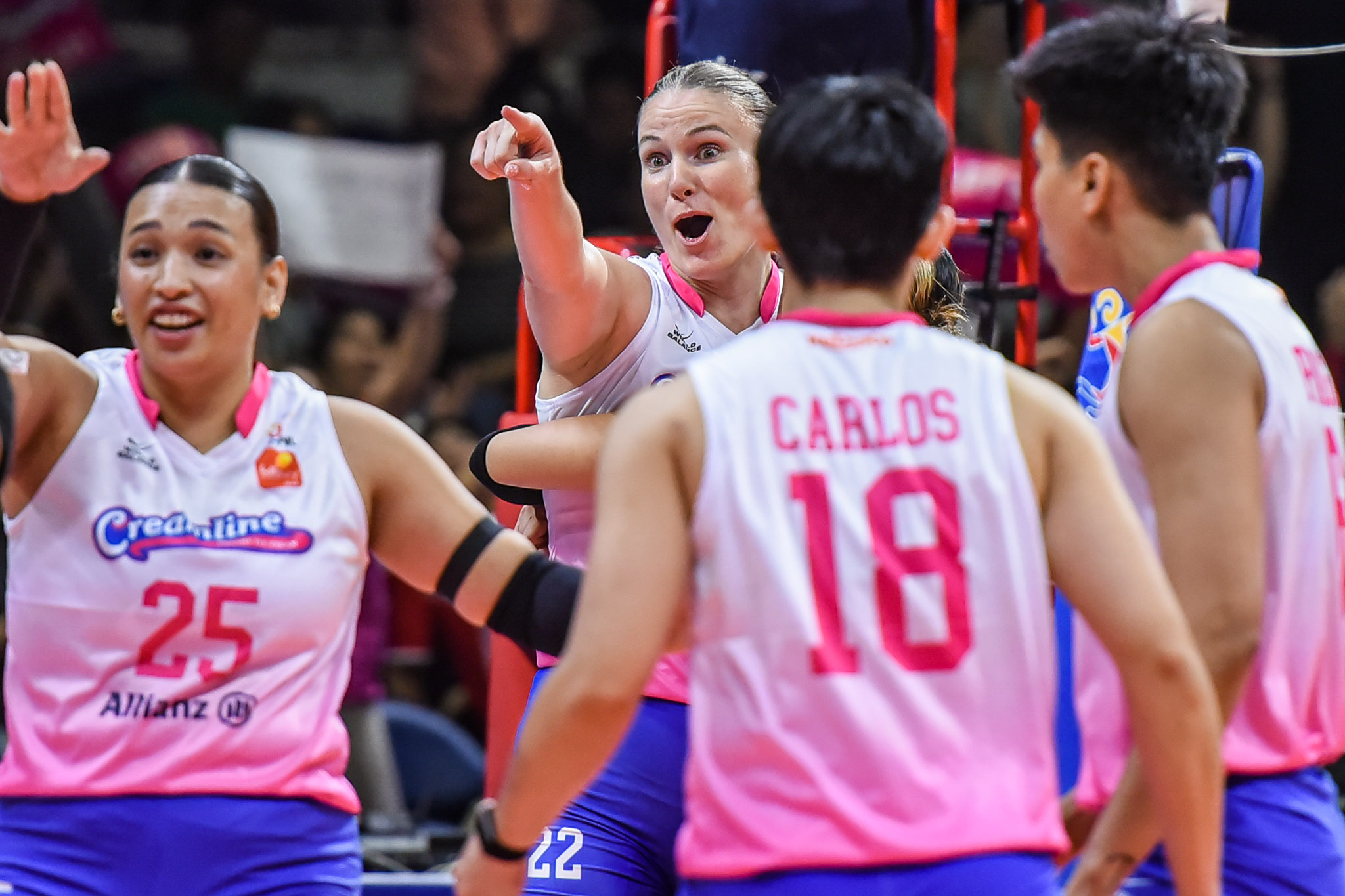 Creamline outguns Petro Gazz in electrifying opener of champs' showdown ...